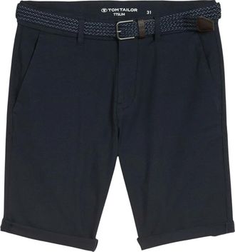 Tom Tailor Ttslim Chino Shorts - - Shorts - Herren - Blau - W32