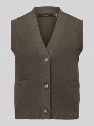 Vero Moda Strickweste mit V-Ausschnitt