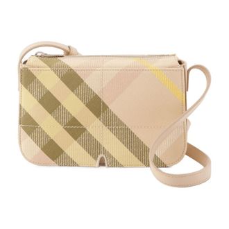 Burberry Womens Crossbody Bag Beige Synthetic