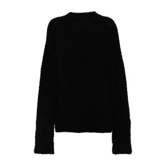 Uma Wang Rundhalspullover - - Knitwear - Damen - Schwarzk - M