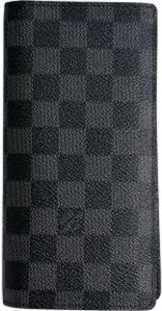 Louis Vuitton Portefeuille long (bi-pli) Pre-owned - Homme - Pre-owned - Noir - Taille: ONE Size