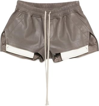 Rick Owens Femme, Shorts, Gris, Taille: 38 FR Shorts Fog Boxers Dust