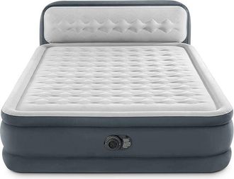 Intex Luftbett mit Pumpe G&auml;stebett Luftmatratze 236x152x86cm selbstaufblasend - Intex