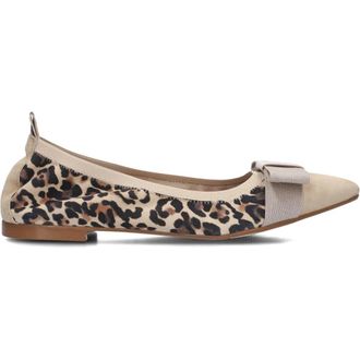 Stefano Lauran Beige Wildleder Ballerina Schuhe Ivonne - - Shoes - Damen - Beige - 37 EU