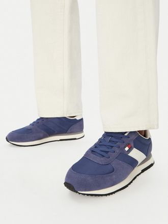 Tommy Jeans Sneakers Tommy Jeans Tjm Eva Runner Mix Material EM0EM01737 Blau
