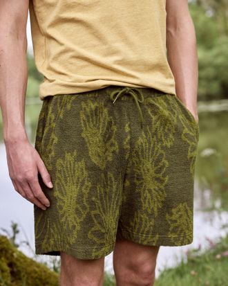 Faguo Short kaki fonc&eacute;