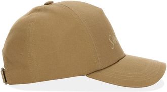 Saint Laurent 778063_3YP199700 Cotton-Linen Blend Baseball Cap - Beige
