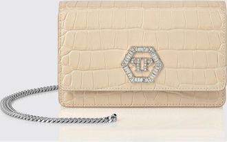Philipp Plein Pochette Femme couleur Beige