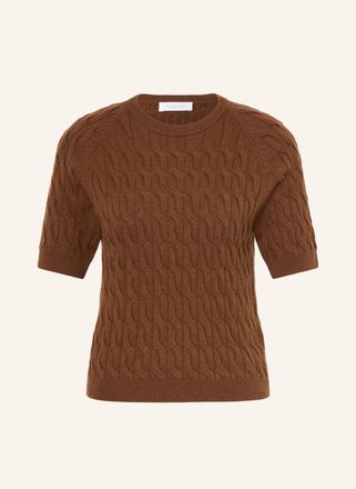 Rich & Royal Strickshirt Mit Merinowolle Und Cashmere braun