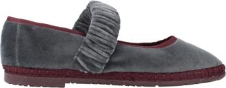 Flabelus Femme, Chaussures, Gris, Taille: 39 EU Chaussures de Ballerine en Velours