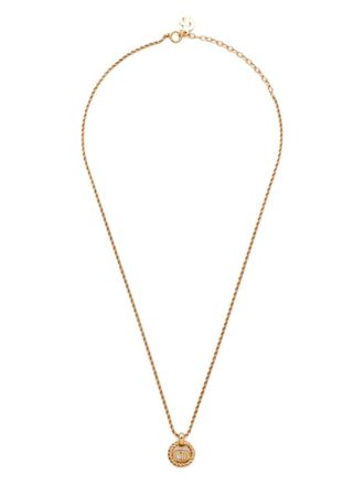 Dior collier à pierre pendente