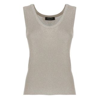 Fabiana Filippi Femme, Tops, Beige, Taille: 36 FR Viscose Top