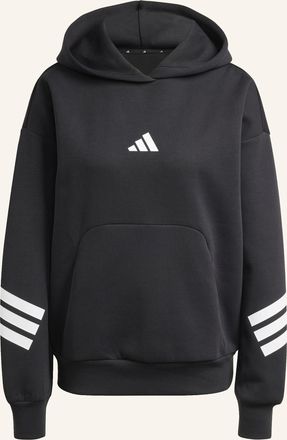 adidas Future Icons 3-Streifen Hoodie schwarz