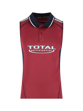 Martine Rose Fu&szlig;ball Polo Shrunken Vest