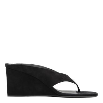 Alaia Femme, Chaussures, Noir, Taille: 41 EU Tong 75 Wedge Sandales