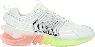 Plein Sport Low-Top Sneaker - Runner Sneaker Tiger - Gr. 35 (EU) - in Weiß - für Damen