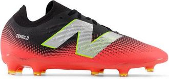 New Balance Unisexe Tekela Magia Low Laced FG V4+ en Noir/Rouge/Jaune/Gris, Synth&eacute;tique, Taille 40.5