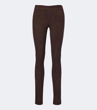 Arma Leggings Roche aus Veloursleder