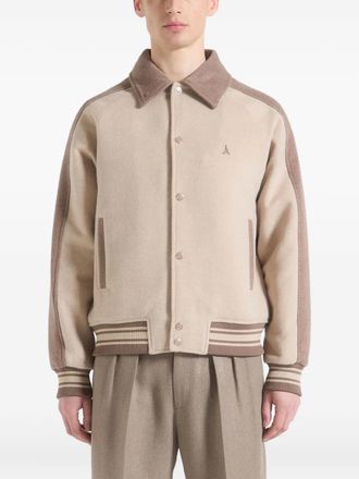 Manière De Voir veste teddy André à empiècements contrastants - Tons neutres