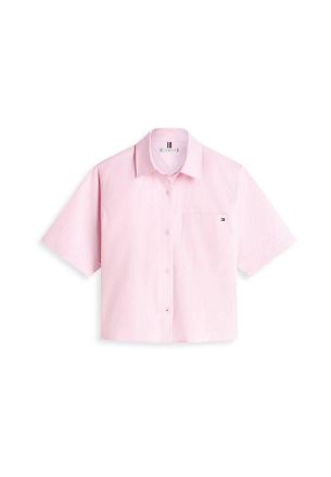 Tommy Hilfiger Damen Bluse aus Bio-Baumwolle