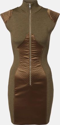 Jean Paul Gaultier Minikleid aus einem Wollgemisch