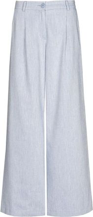 Marie M&eacute;ro Femme, Pantalons, Bleu, Taille: 40 FR Pantalon de tailleur large