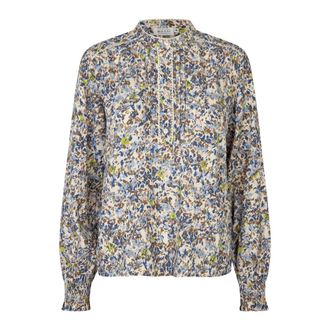 Masai Femme, Blouses et Chemises, Multicolore, Taille: 38 FR Long Sleeve Collared Shirt