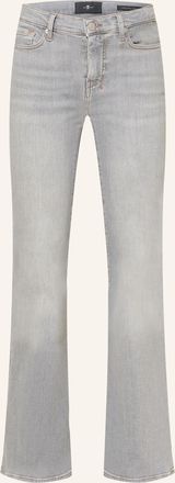 7 For All Mankind Flared Jeans Dojo grau