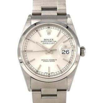 Rolex Pre-owned Datejust Stainless Steel Automatic 16200 - Femme - Pre-owned - Gris - Taille: ONE Size