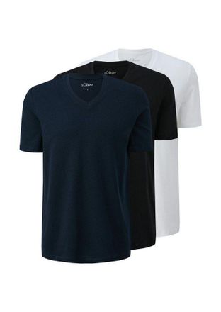 s.Oliver T-Shirt Regular fit V-Ausschnitt, kurzarm