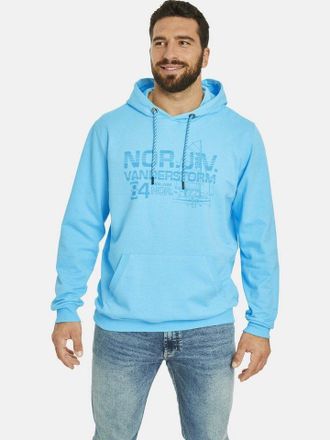 Jan Vanderstorm Kapuzensweatshirt JEPPE mit bedruckter JV-Logo Kapuze