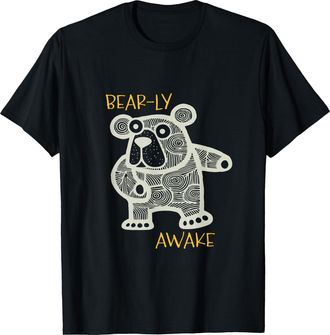 Whyitsme Design Lustiges Bärenspiel Bärchen wach T-Shirt