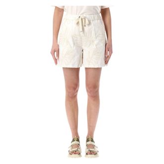 Moncler Femme, Shorts, Blanc, Taille: 38 FR Shorts d&eacute;contract&eacute;s