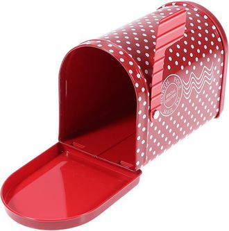 Cabilock Weihnachtskeksdosen Rote Weihnachtsspeicher Dosen f&uuml;r Geschenke S&uuml;?igkeiten Kekse Beh?lter Leere Mailbox Form??e Dosen f&uuml;r Weihnachten Tag Stuffer Ges