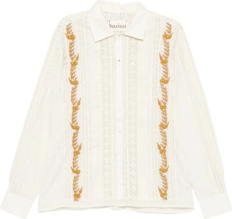 Baziszt Baziszt, Homme, Chemises, Blanc, Taille: S Baziszt Chemises White