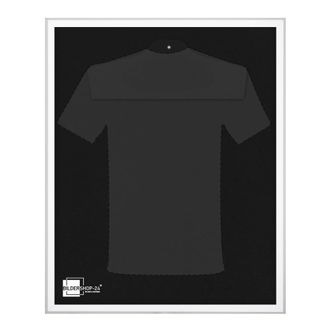 Bildershop-24 Objektrahmen Trikotrahmen VARIANTO35 80x100cm Weiß matt inkl. Bügel und Passepartout in Schwarz