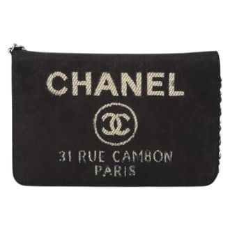 Chanel Pre-owned Canvas Cross Body Bag - - Pre-owned - Damen - Schwarzk - ONE SIZE