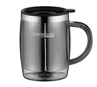 Thermocaf&eacute; by Thermos ThermoCaf&eacute; par Thermos 4059.235.045 Tasse Bureau tasse 0,35 l, en plastique (Gris)