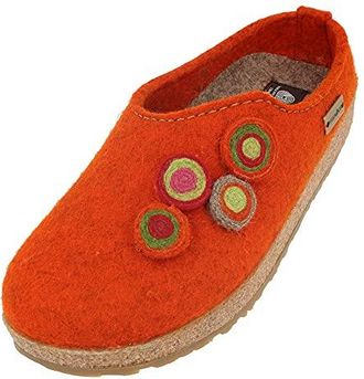 Haflinger Chaussons Mixte Adulte Grizzly Kanon 731023, Pointure:37 EU, La Couleur:Rouge