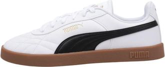 Puma Club II Indoor-Sneaker, Unisex, White-Black-Gum, 5.5 UK