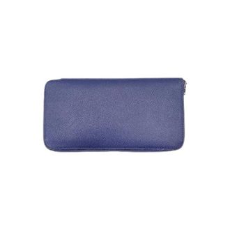 Herm&egrave;s Portefeuille long Azap Silk-in Pre-owned - Femme - Pre-owned - Bleu - Taille: ONE Size
