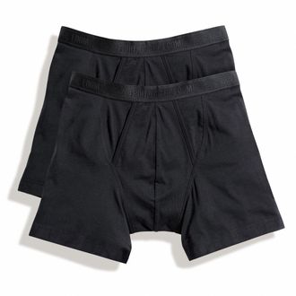 Fruit Of The Loom Herren Boxershorts/Unterhose, 2 St&uuml;ck (M) (Schwarz)
