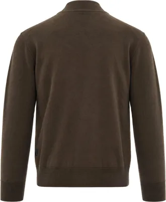 Paolo Pecora Wool-Cotton Blend Cardigan - Brown
