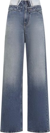 Maison Margiela Femme, Jeans, Bleu, Taille: W27 Wide Jeans