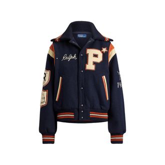 Ralph Lauren Patch-detail Panelled Bomber Jacket