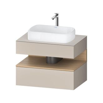 Duravit Qatego Konsolenwaschtischunterbau, 1 Auszug, 1 - Duravit