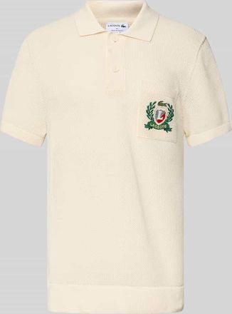 Lacoste Classic Fit Poloshirt mit Label-Stitching