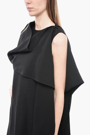 Valentino PINK PP Capekleid Aus Wollmischung Mit Weitem Schnitt Valentino