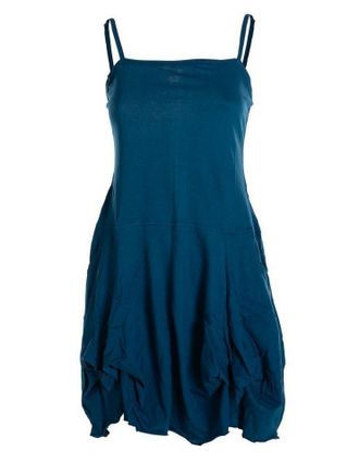 vishes Sommerkleid Damen Ballon-Kleid Tunika-Kleid Sommerkleid verstellbare Tr&auml;ger Hippie, Elfen Style