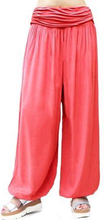 Glamexx24 Pantalon Harem Femme D&eacute;contract&eacute;s Soft Sarouel Legers Sport Pants pour Yoga Pilates Hippie Fitness Danse Ete Plage